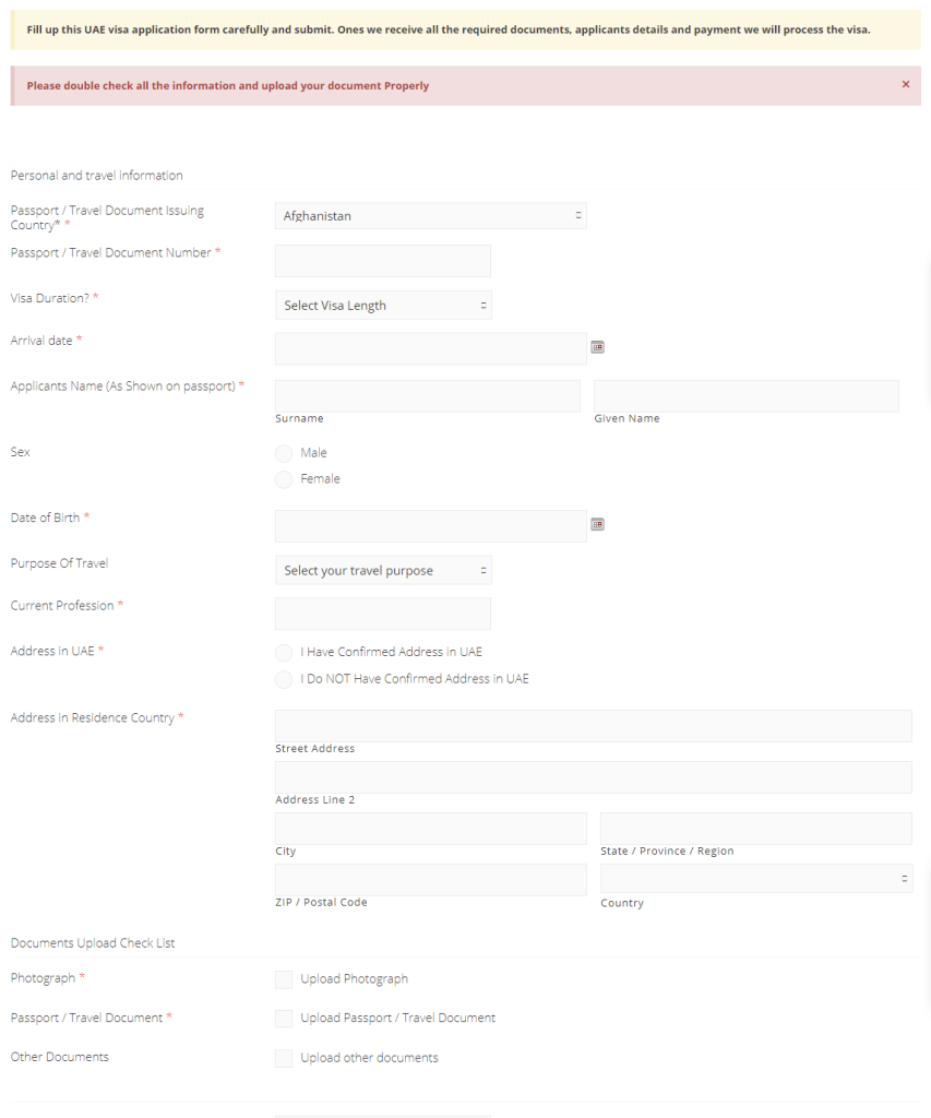 How to Apply for Dubai Visa - Pictorial Guide